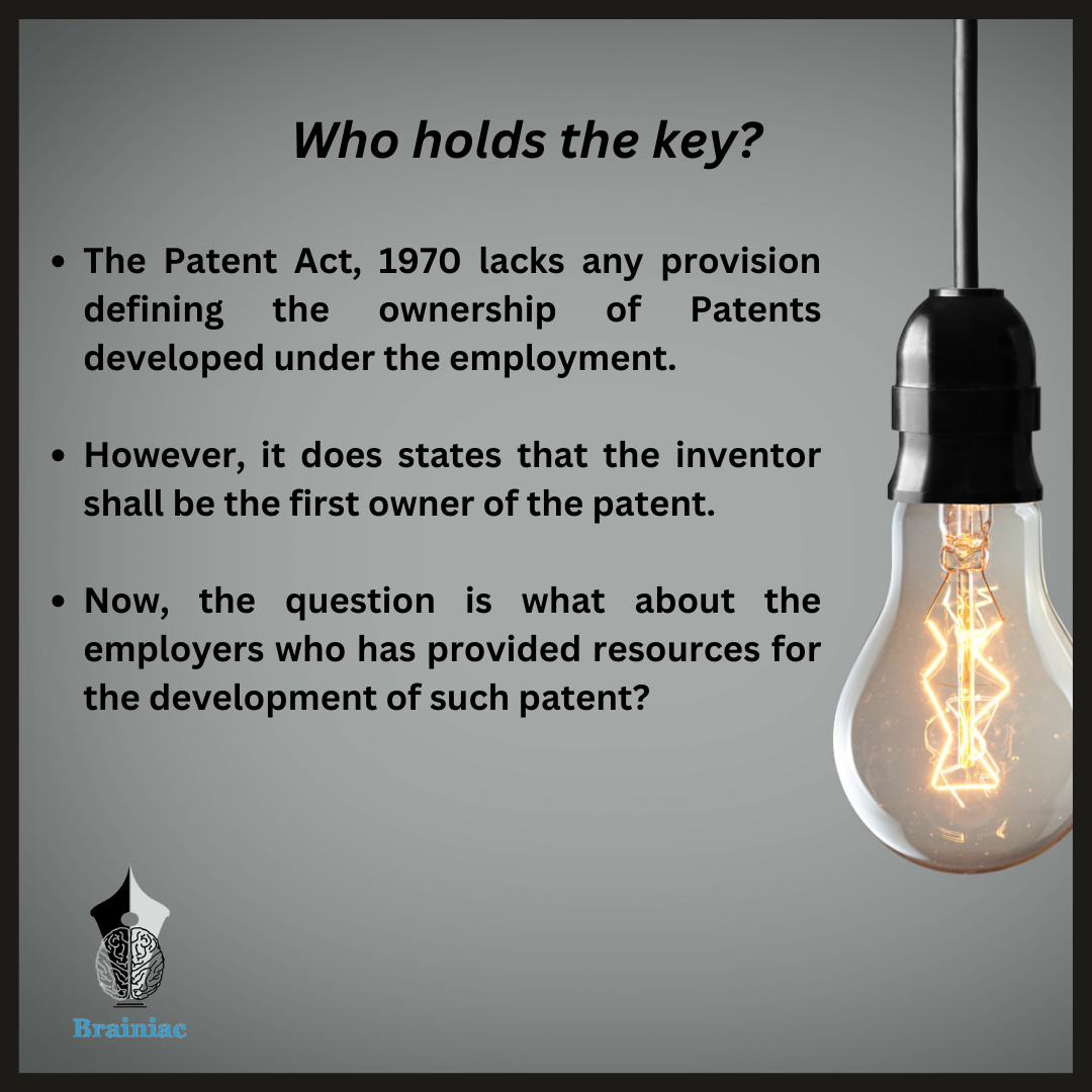 Patent Ownership: Employer vs. Employee in India