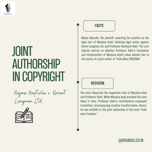 Understanding Joint Authorship in Copyright Law